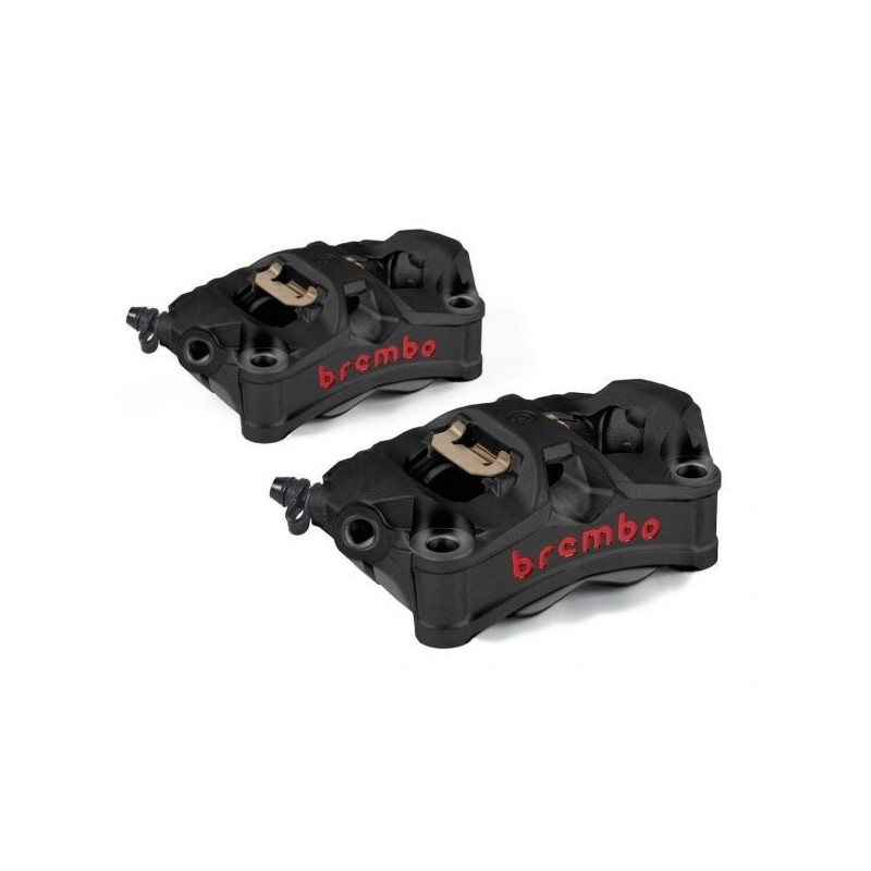 Brembo Radial Stylema Monoblock Brake Calipers Kit 100mm Black/Red